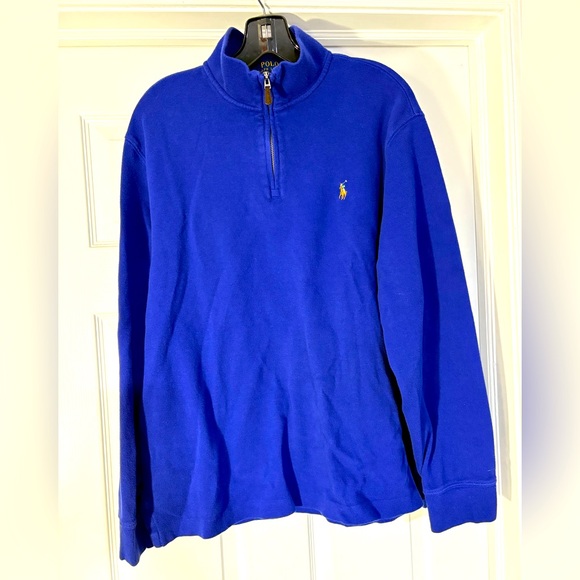 Ralph Lauren | Sweaters | Ralph Lauren Mens Royal Blue Zipup Sweater ...